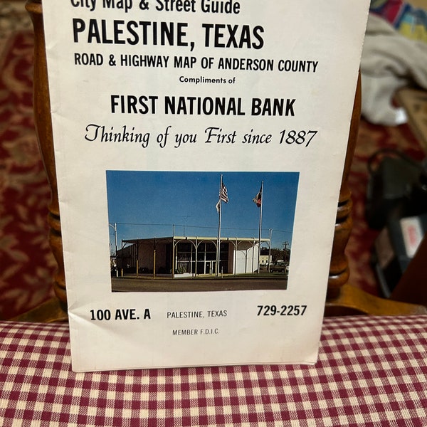 Texas Vintage Map - Etsy