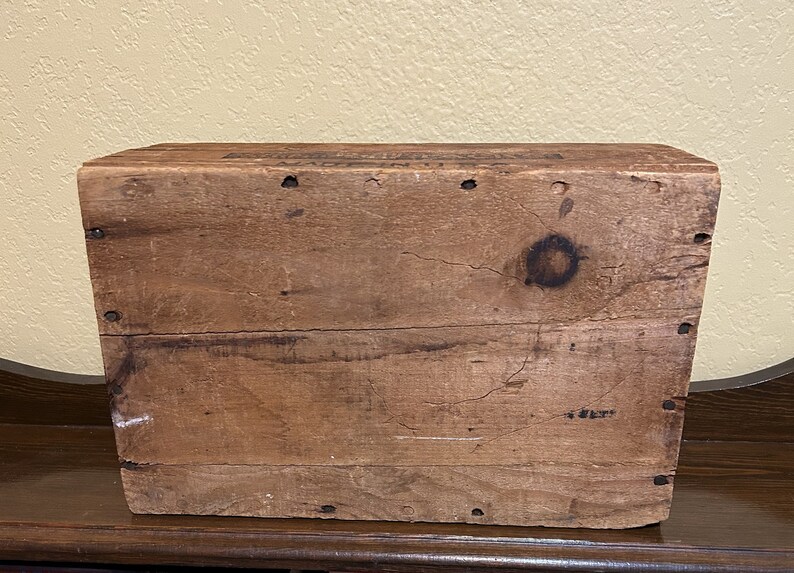 Tacks Wooden Crate - Etsy