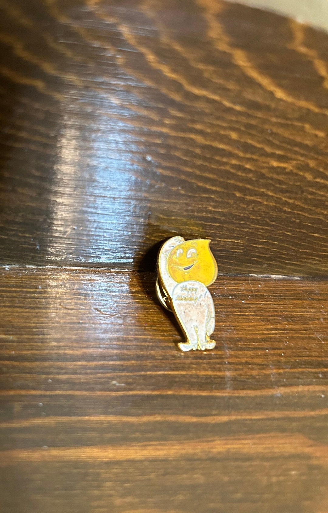 Exxon Oil Drop Man Pin - Etsy