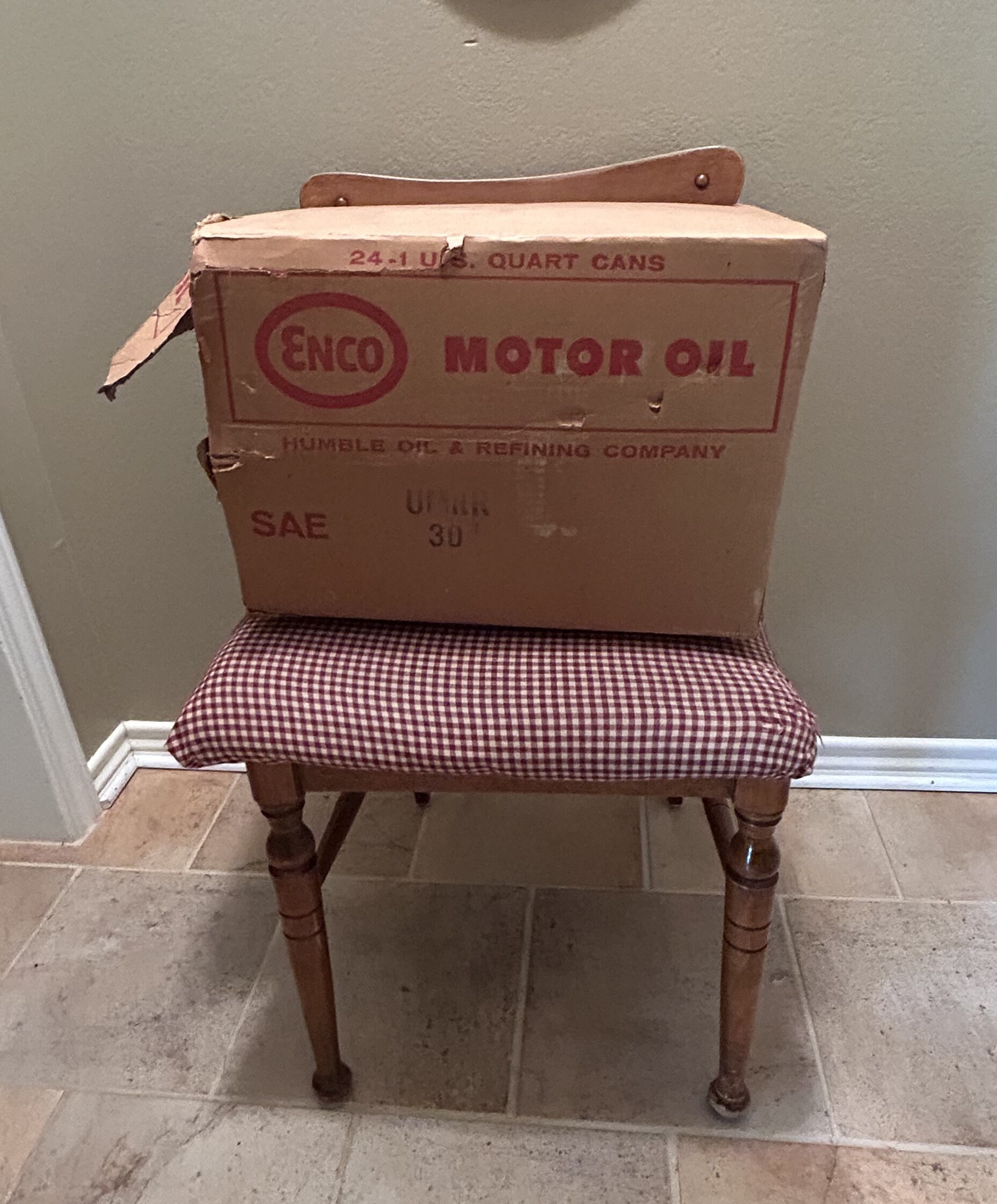 Empty Enco Oil Cardboard Box - Etsy