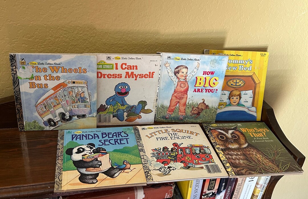 7 My First Little Golden Books - Etsy