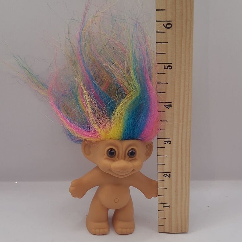 Troll Doll With Rainbow Hair - Etsy