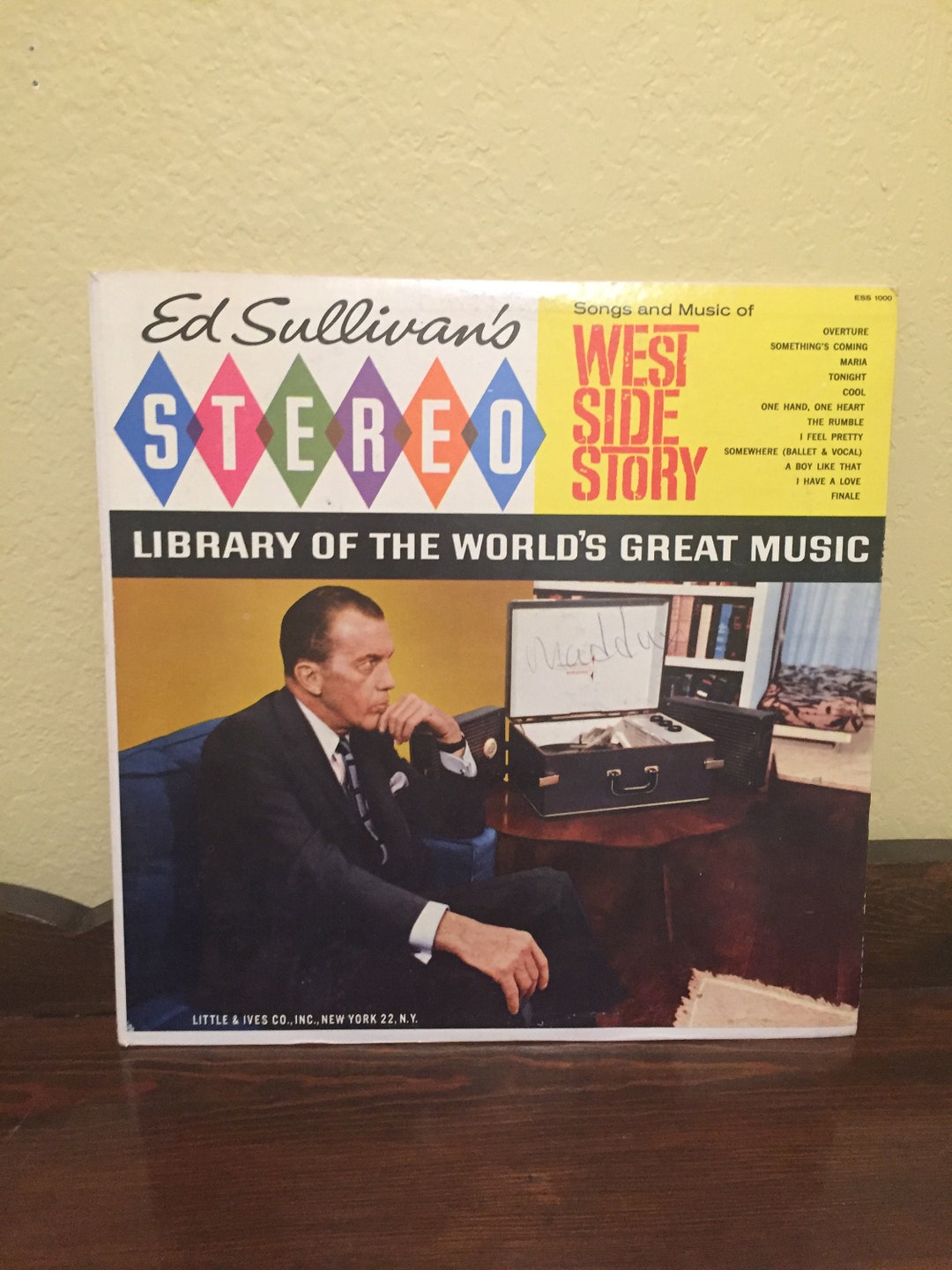 West Side Story Ed Sullivan's Stereo Library of the World's Great Music ...