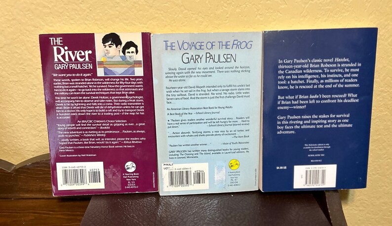 3 Gary Paulsen Books - Etsy