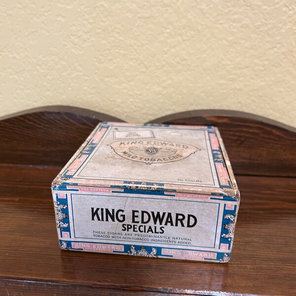 King Edward Cigar Box - Etsy
