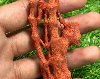 54.90cts Coral Raw, Natural Red Coral Rough Stone, High Quality Uncut ...