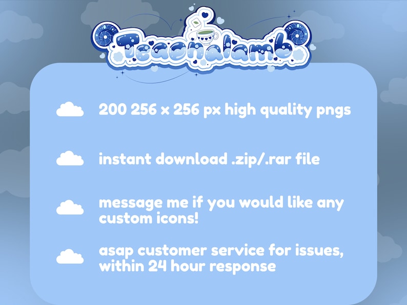 200 Stream Deck Icons | White + Pastel Blue Solid | Reverse Collection ...