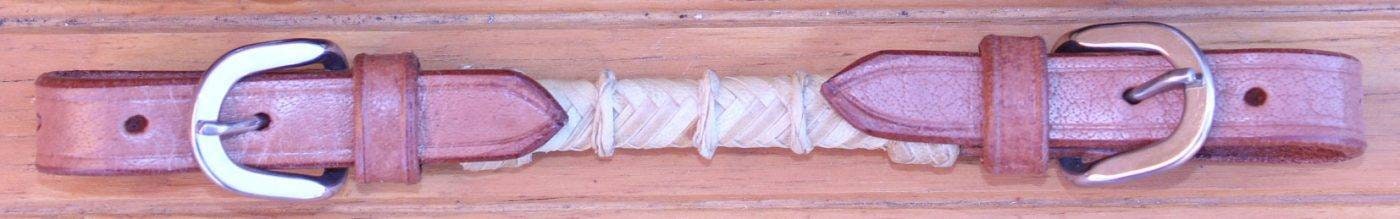 Leather Curb Chin Straps With Braided Rawhide Multiple - Etsy