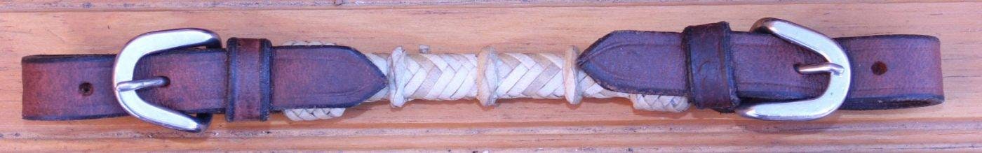 Leather Curb Chin Straps With Braided Rawhide Multiple - Etsy