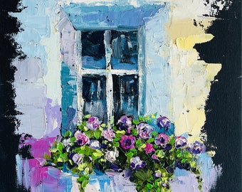 Miniature Window Painting - Etsy