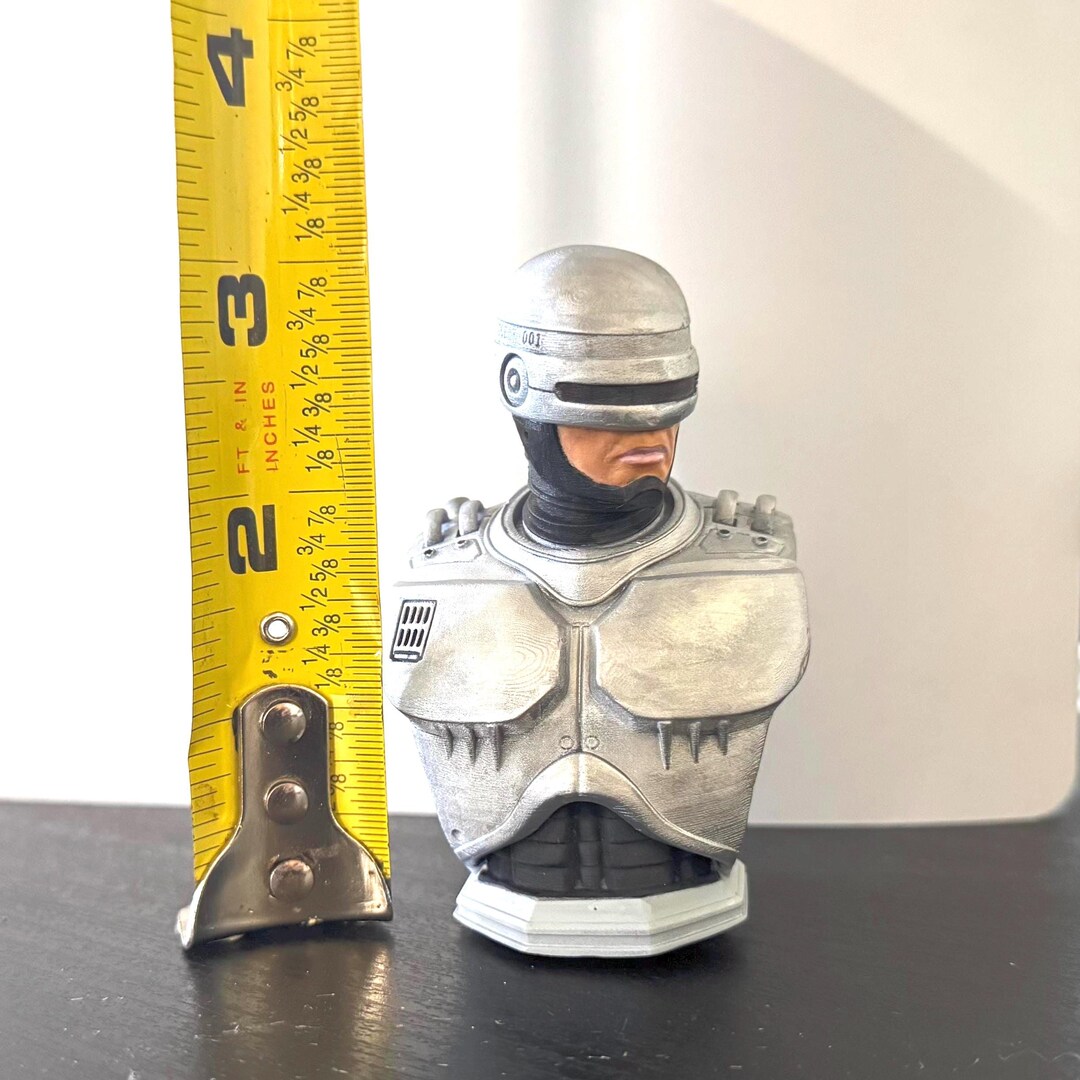 Robocop Inspired 3D Resin Print Hand Painted 3 Inches - Etsy
