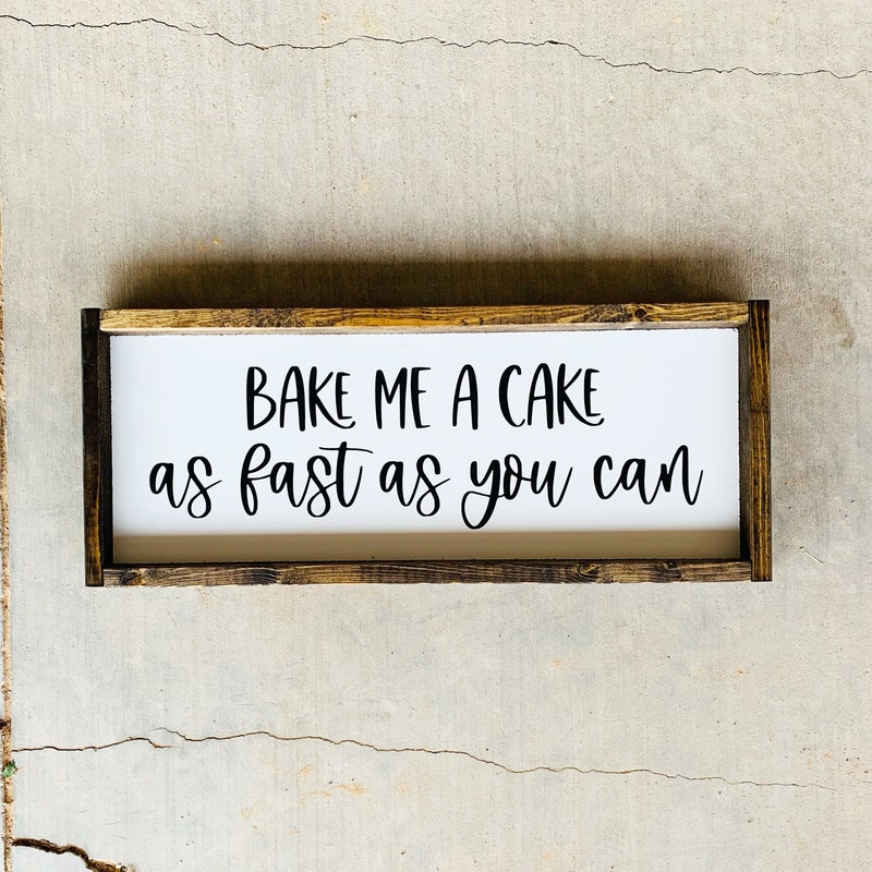 Bake Sign - Etsy