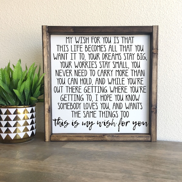 My Wish for You - Etsy