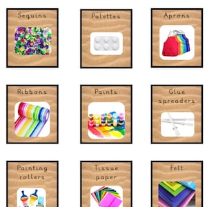 Natural Sand Classroom Labels - Mark Making, Writing, Phonics, Creative ...