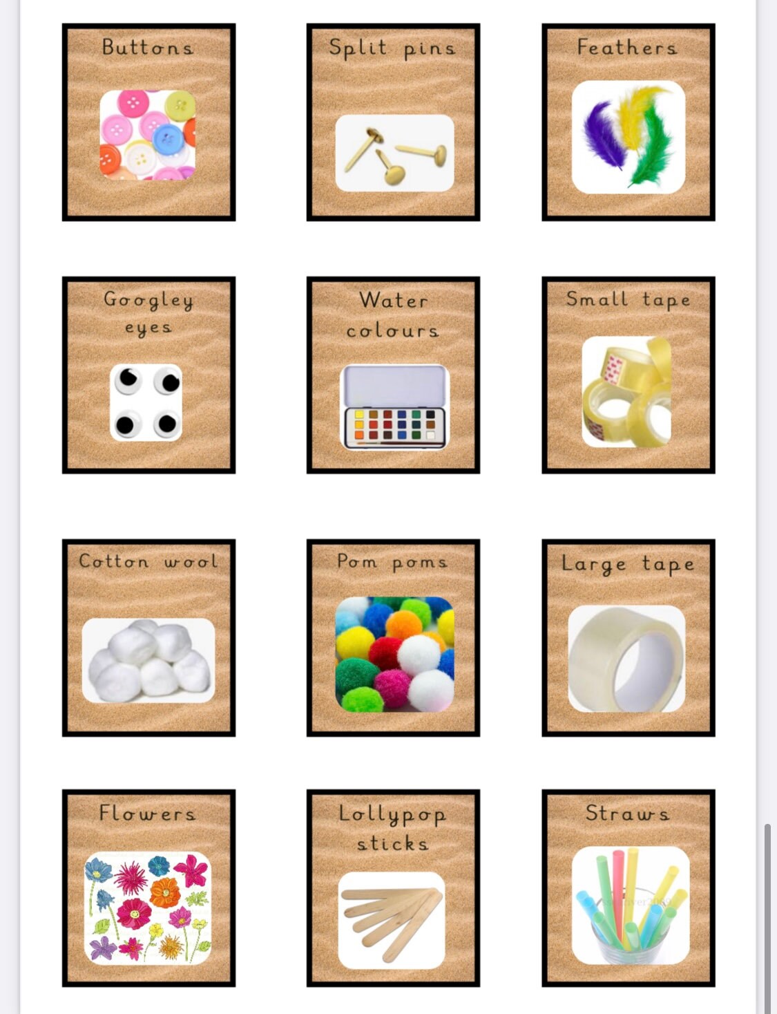 Natural Sand Classroom Labels - Editable Bumper Pack - Etsy