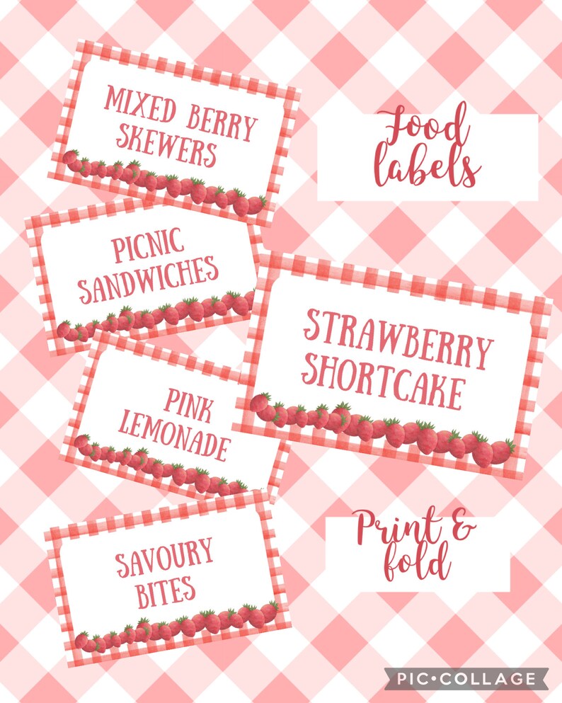 Strawberry Shortcake - My Berry First Birthday Party Decor - 1st ...