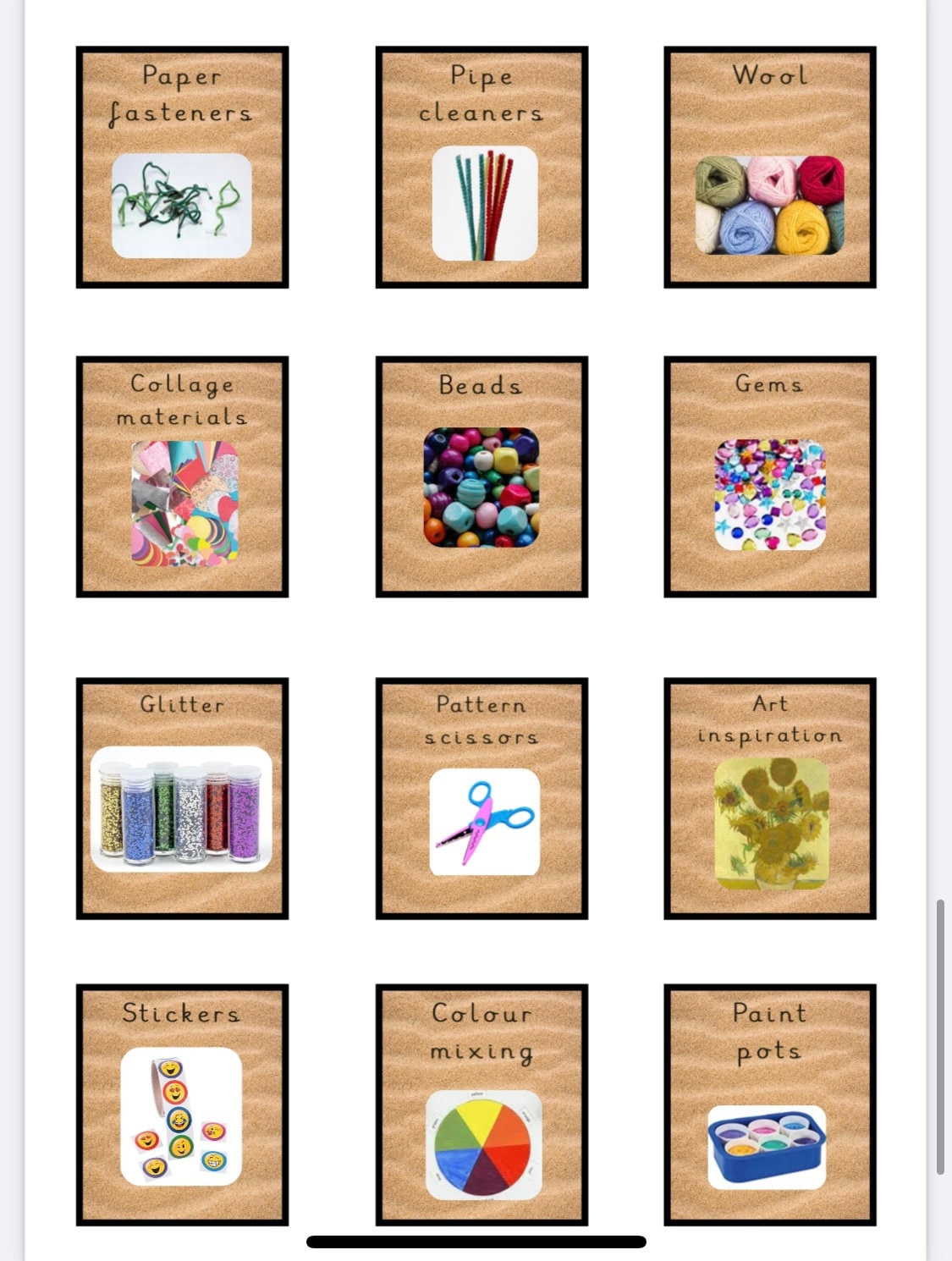 Natural Sand Classroom Labels - Editable Bumper Pack - Etsy