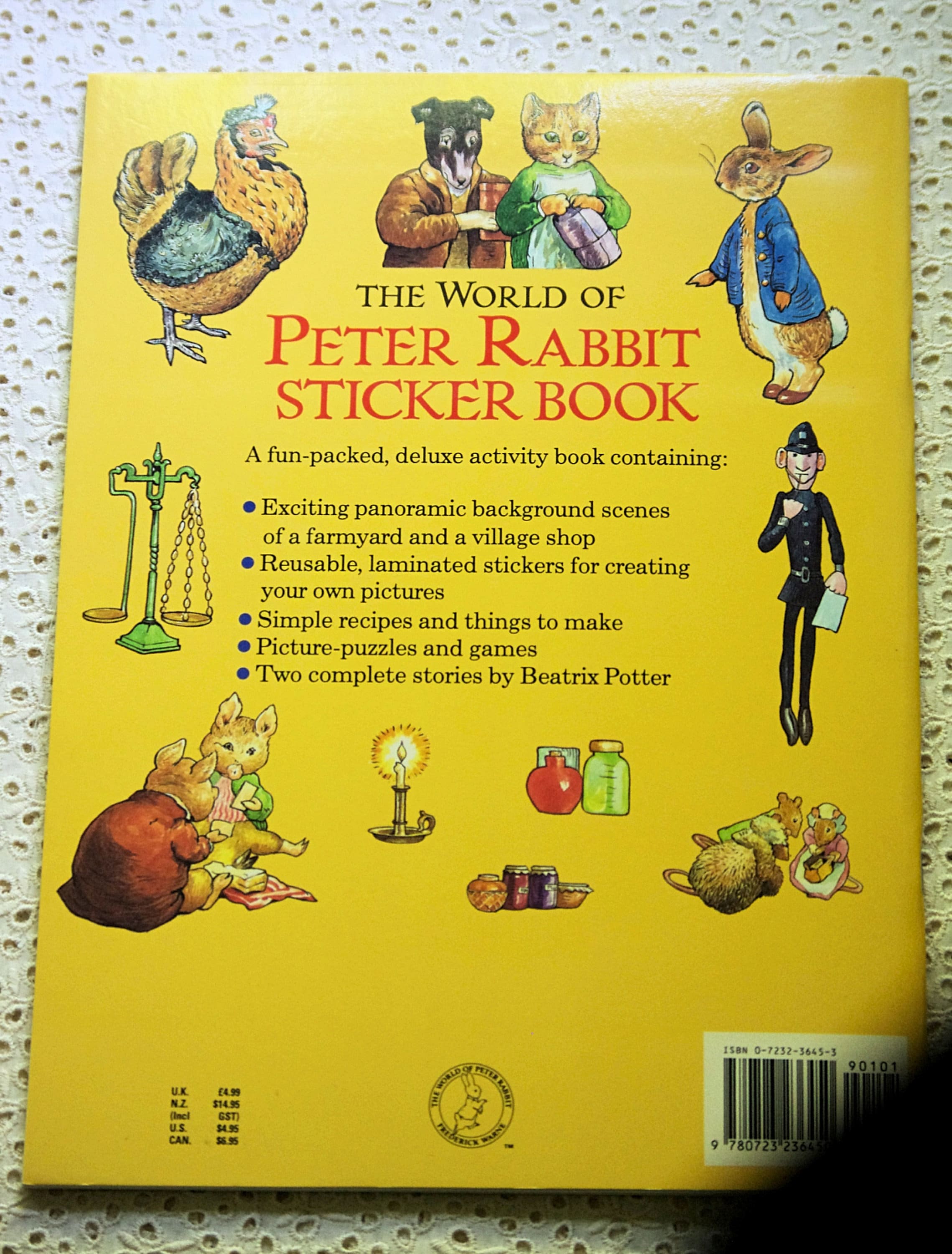 Peter Rabbit Book Vintage Peter Rabbit Sticker Book the - Etsy