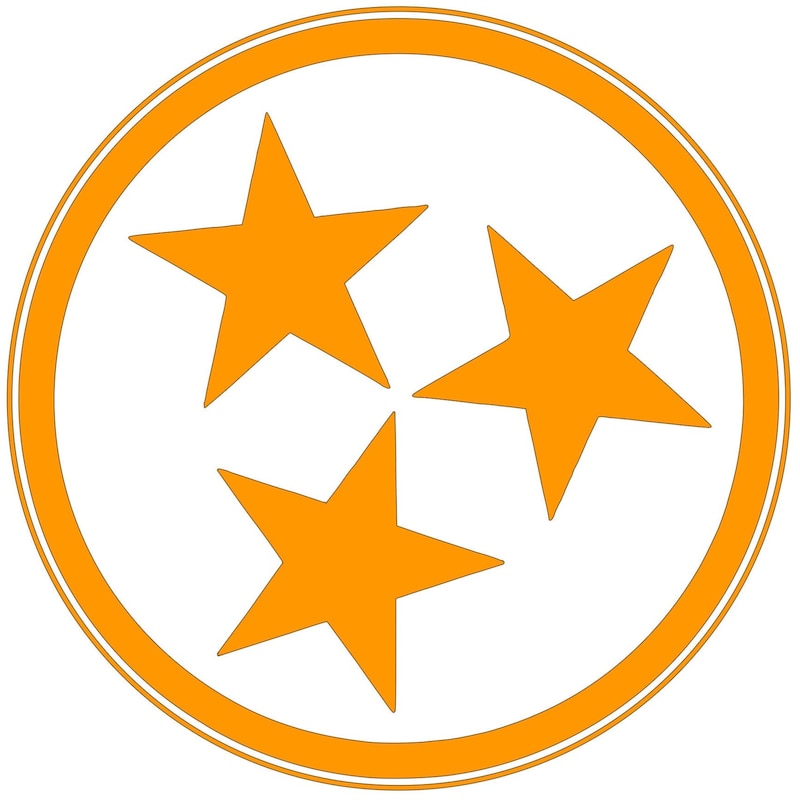 Tennessee Tristar Svg - Etsy
