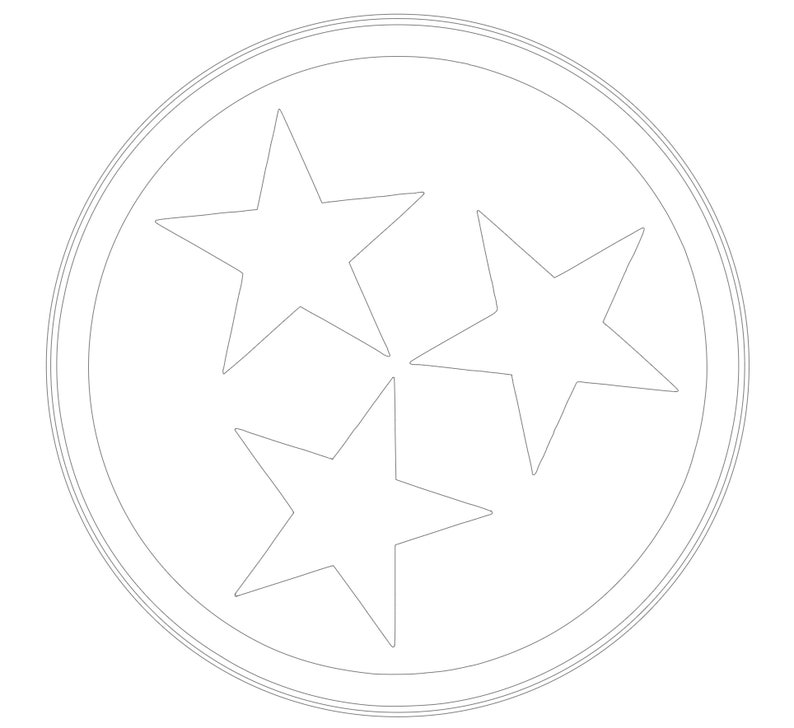 TN Tri-star SVG Digital Download - Etsy