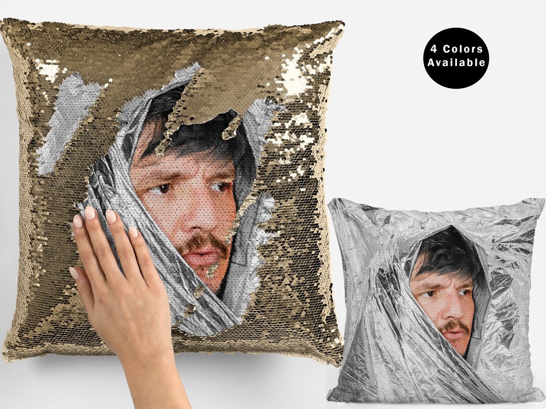 Pedro Pascal - Pedrito Burrito Sequin Pillow Cover, Funny Pedro Pascal Flip Sequin Pillowcase ...