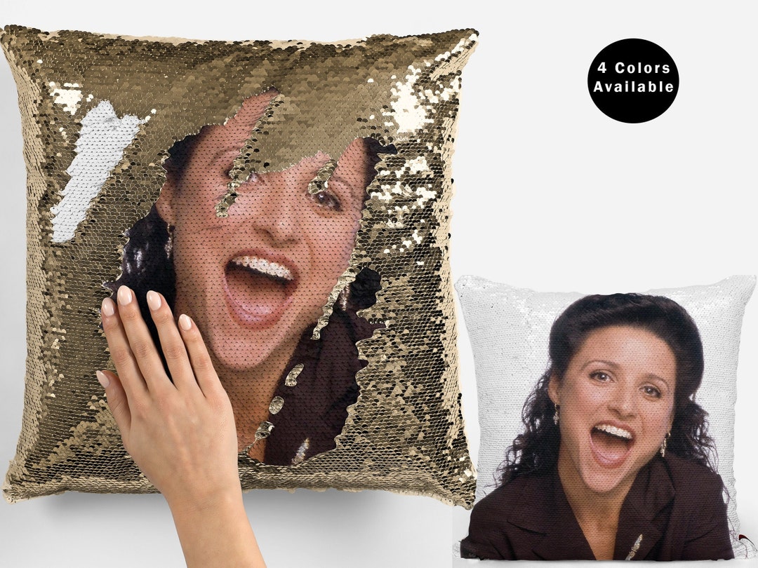 Julia Louis Sequin Pillow Cover, Beautiful Julia Elaine Flip Sequin ...