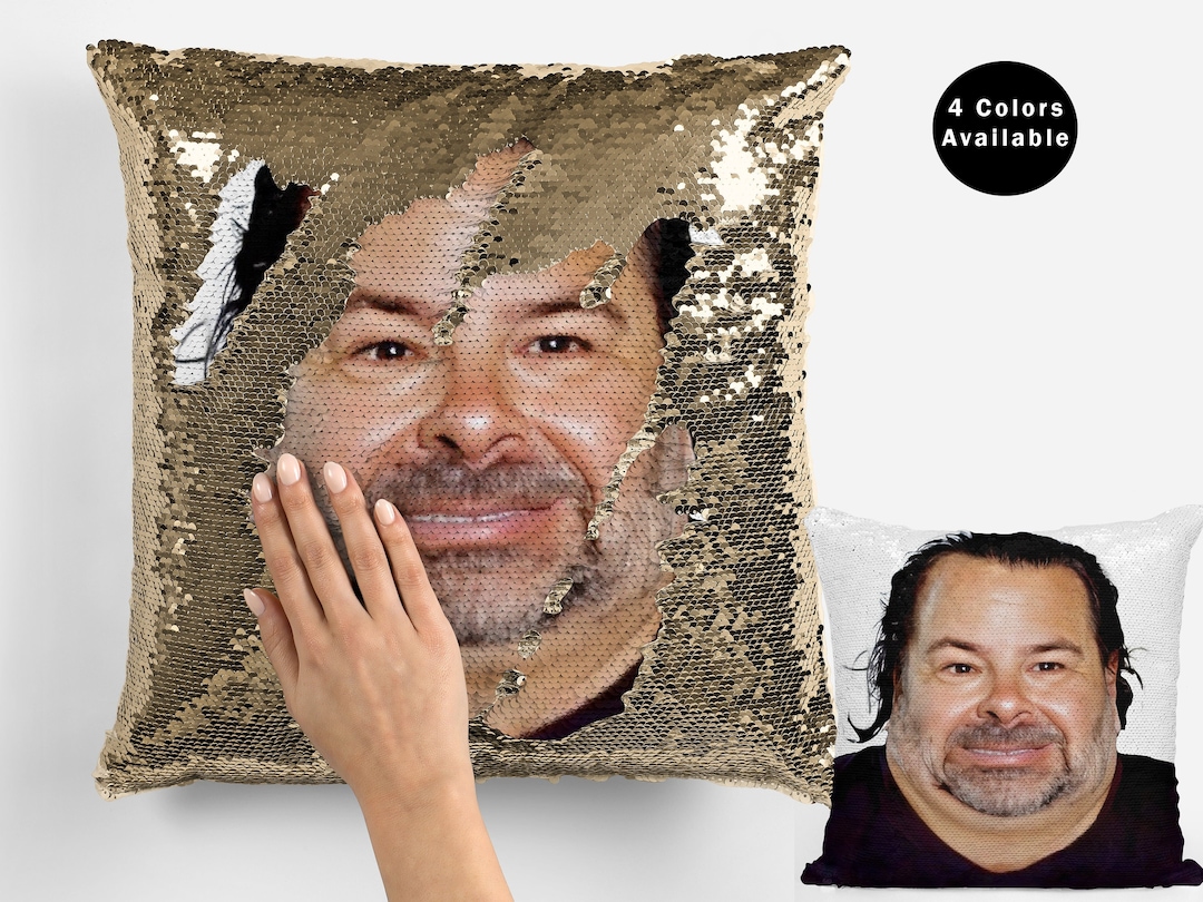 Big Ed -sequin Pillow Case, Funny Celebrity Pillow Case, Edward Allen ...