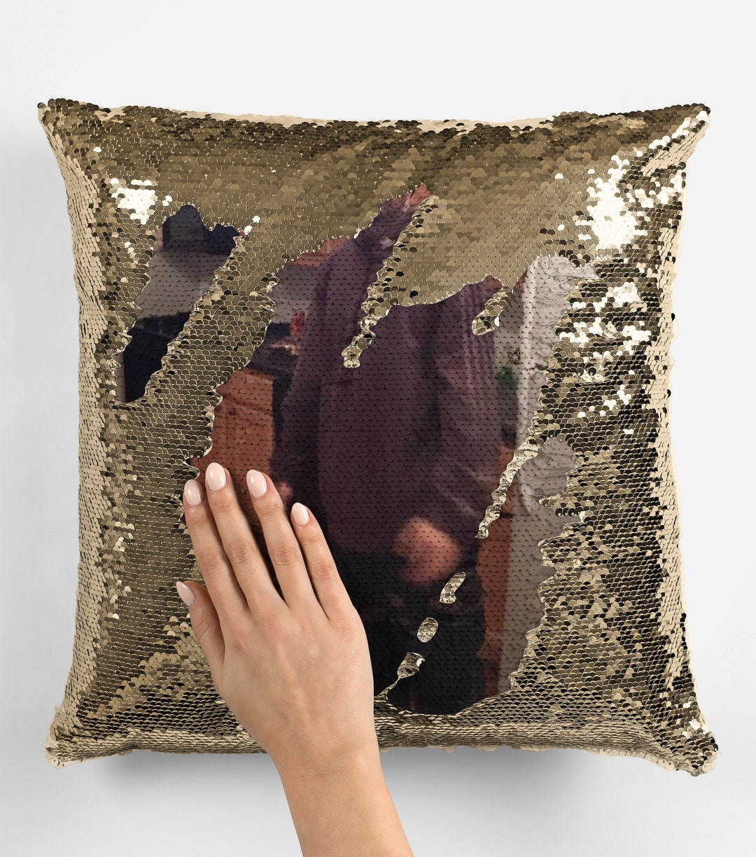 Robert Pattinson Meme Sequin Pillow Case, Celebrity Pillow Cushions ...