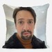 Lin Manuel Miranda Lip Bite Meme Sequin Pillow Cover, Celebrity Sequin ...