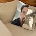 Lin Manuel Miranda Lip Bite Meme Sequin Pillow Cover, Celebrity Sequin ...