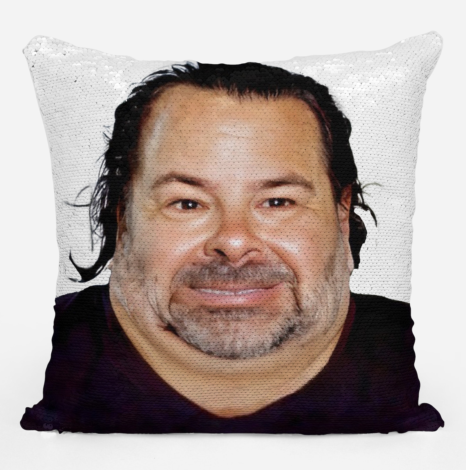 Big Ed -sequin Pillow Case, Funny Celebrity Pillow Case, Edward Allen ...