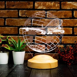 Custom Airplane 3D Night Light - Acrylic Night Light for Airplane ...