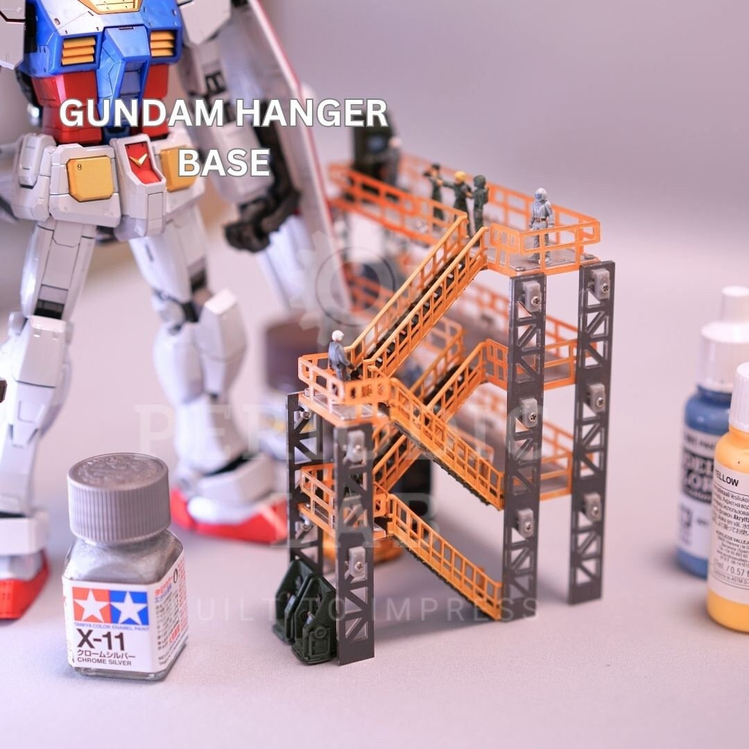 3D Printed Gundam Hangar Base 1/100 Gundam Scene - Etsy Australia
