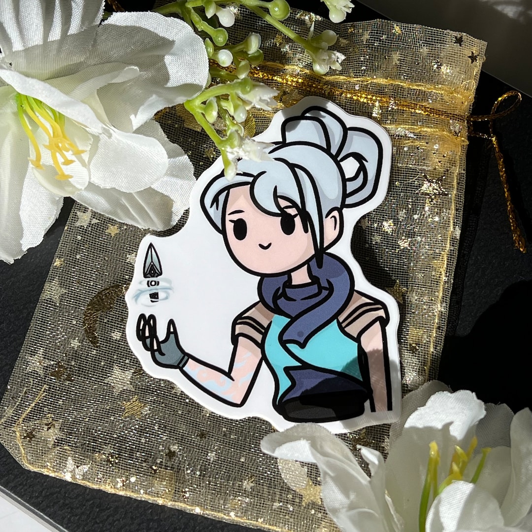Valorant Jett 3 Water-resistant Vinyl Sticker Journal - Etsy