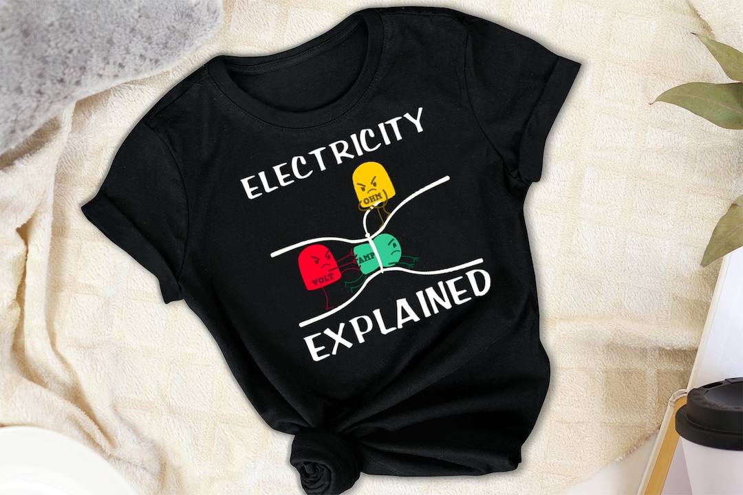 Electricity Explained T-shirt - Etsy