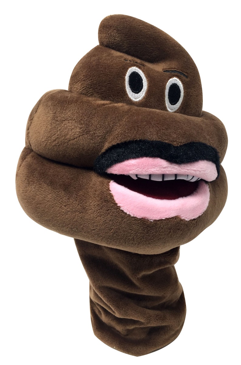 Funny Comedy Puppet Mr. Poop Puppet - Funny Poop Emoji Hand Puppet For ...
