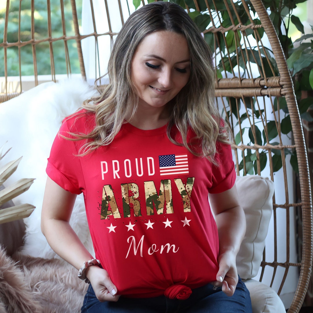Remember Everyone Deployed Proud Army Mom Shirt We Wear Red - Etsy