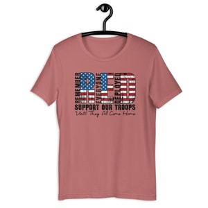 RED Friday Military Shirt, Remember Everyone Deployed T-shirt, We Wear ...