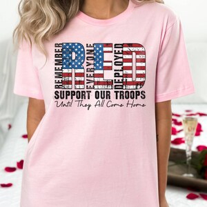 RED Friday Military Shirt, Remember Everyone Deployed T-shirt, We Wear ...