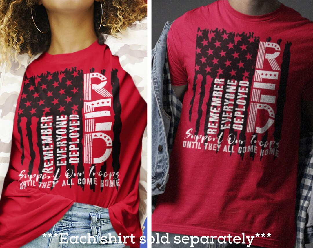 RED Friday Shirt, Remember Everyone Deployed Shirt, We Wear Red on ...
