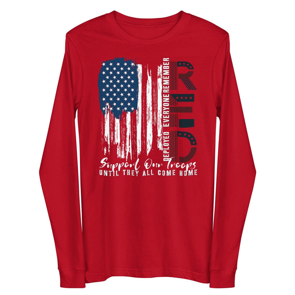 RED Friday Long Sleeve Shirt Support Our Troops Remember - Etsy