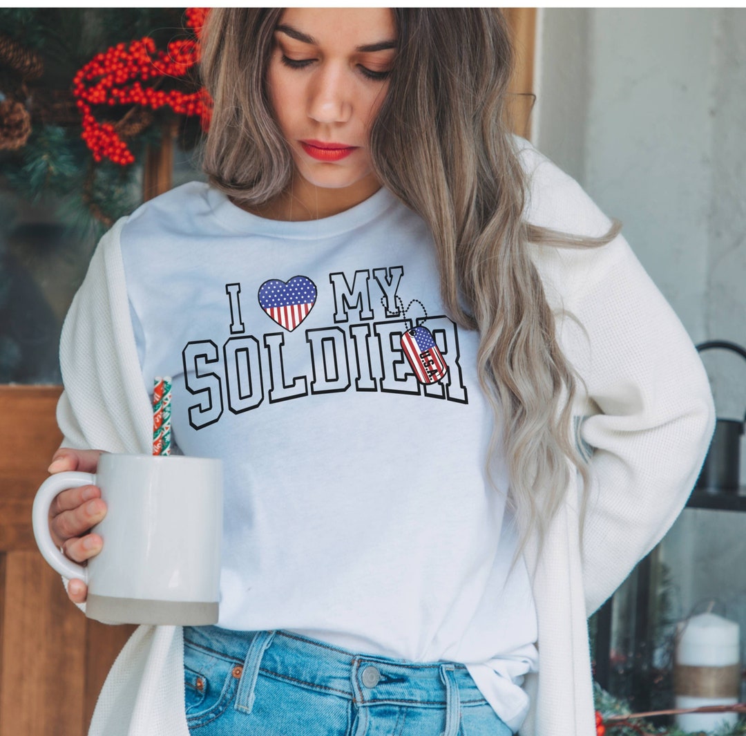 I Heart My Soldier Deployment Shirt, RED Friday Military T-shirt ...