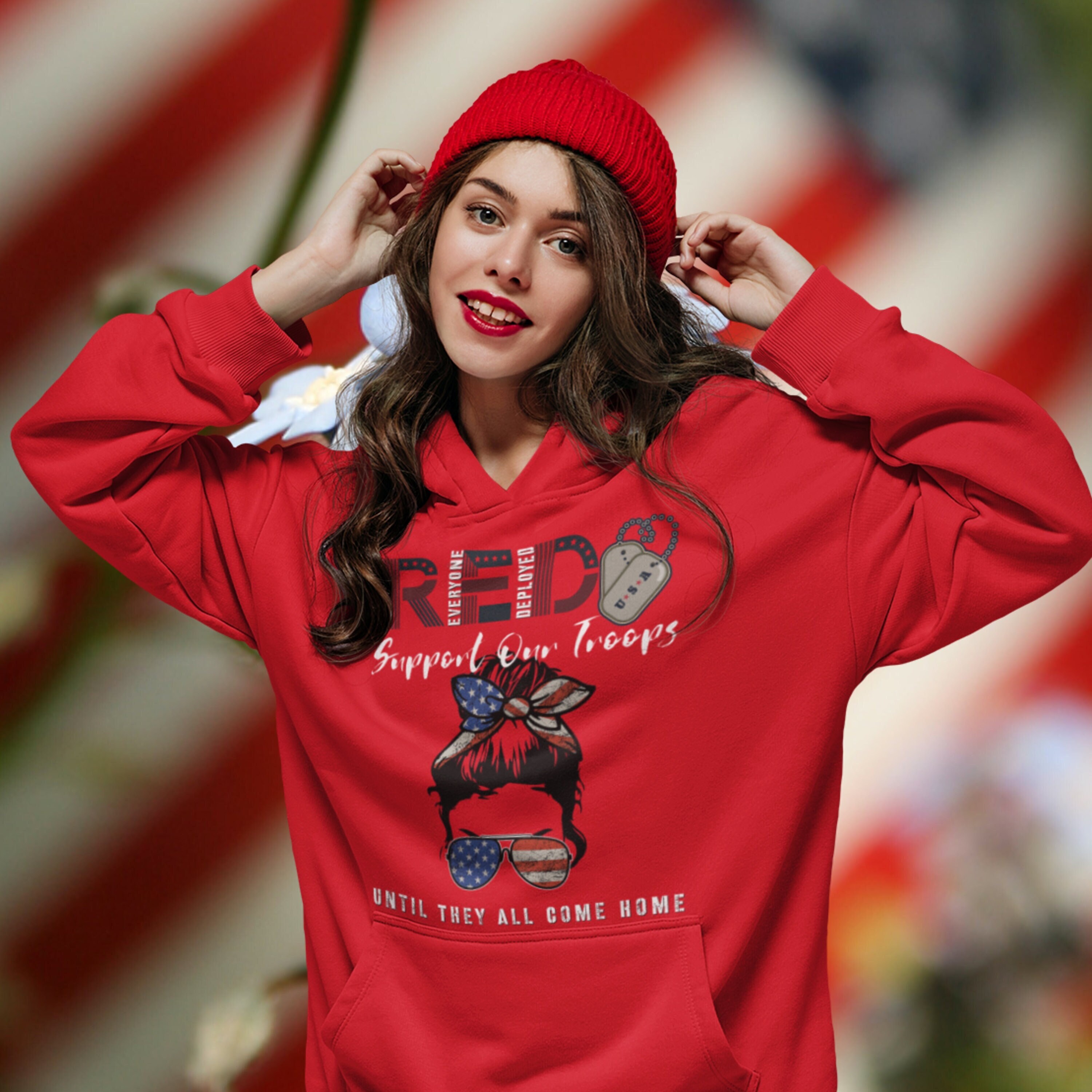 RED Friday Hoodie Remember Everyone Deployed for My Son - Etsy