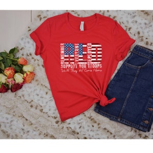 RED Friday Shirt, Remember Everyone Deployed Shirt, We Wear Red on ...