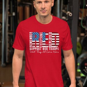 RED Friday Shirt, Remember Everyone Deployed Shirt, We Wear Red on ...