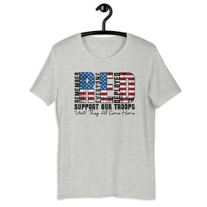 RED Friday Military Shirt, Remember Everyone Deployed T-shirt, We Wear ...