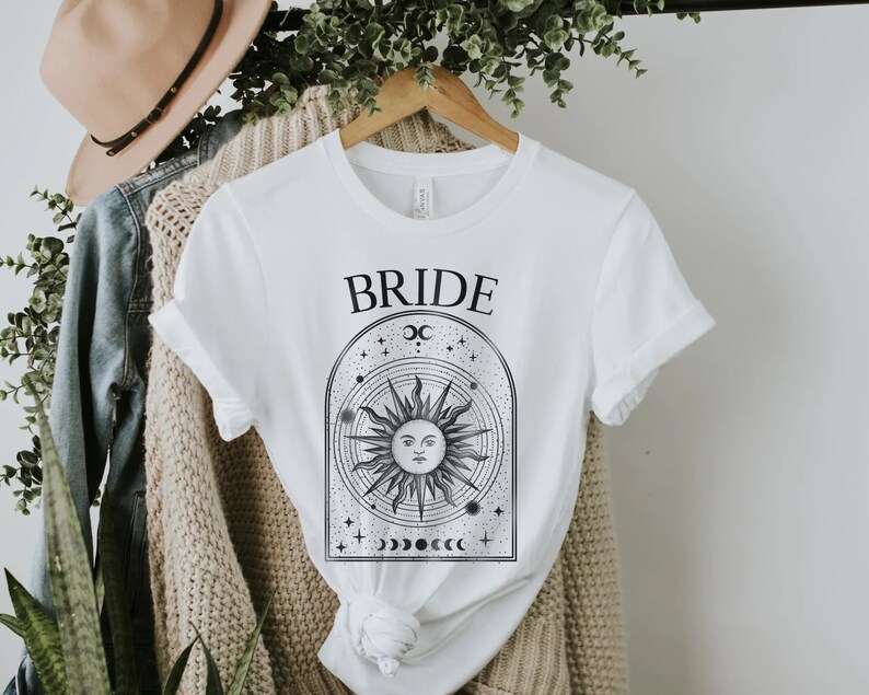 Witchy Bride Bride's Coven Bachelorette Shirt Tarot - Etsy