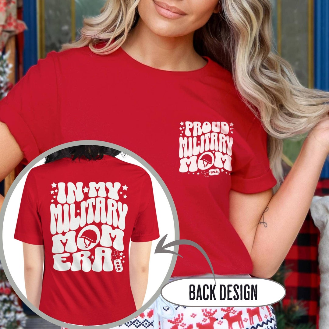 RED Friday Shirt, in My Military Mom Era Shirt, Army Deployment Shirt ...