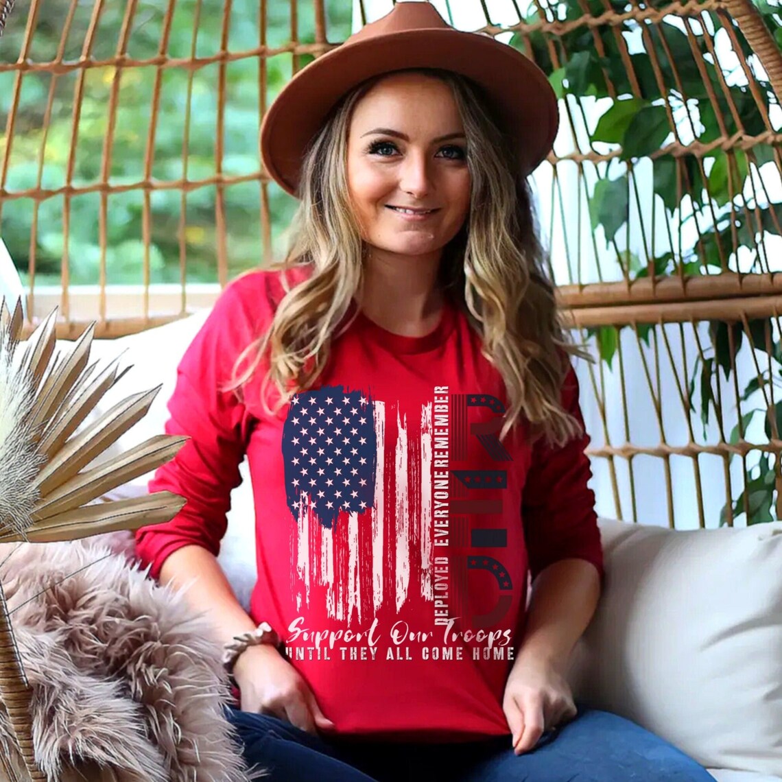 RED Friday Long Sleeve Shirt, Support Our Troops Remember Everyone ...
