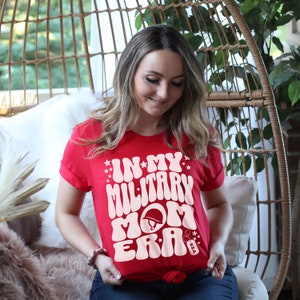 RED Friday in My Military Mom Era Shirt, Military Deployment Shirt for ...